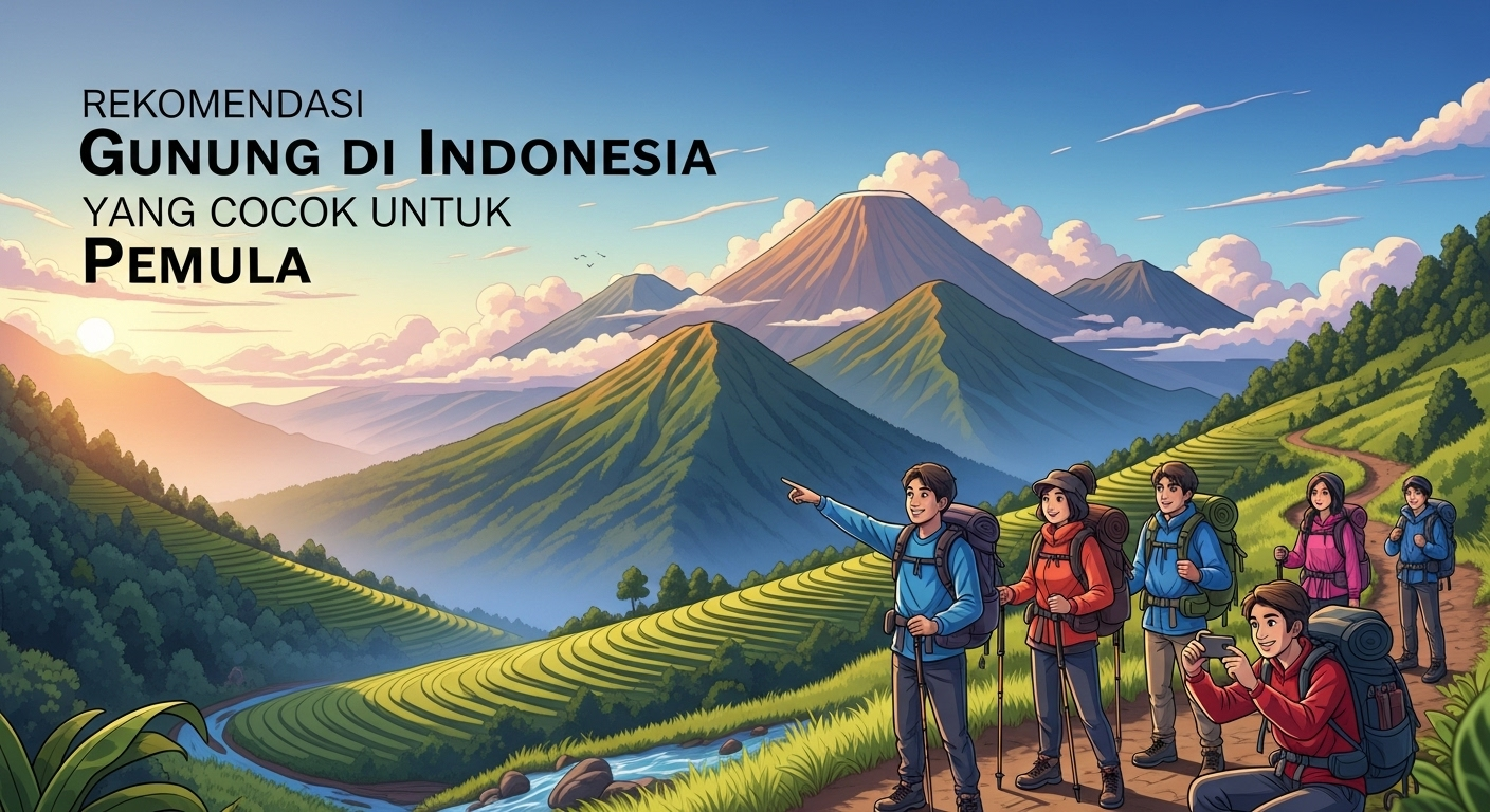 Rekomendasi Gunung di Indonesia yang Cocok untuk Pemula - eksplorasiindonesia.com